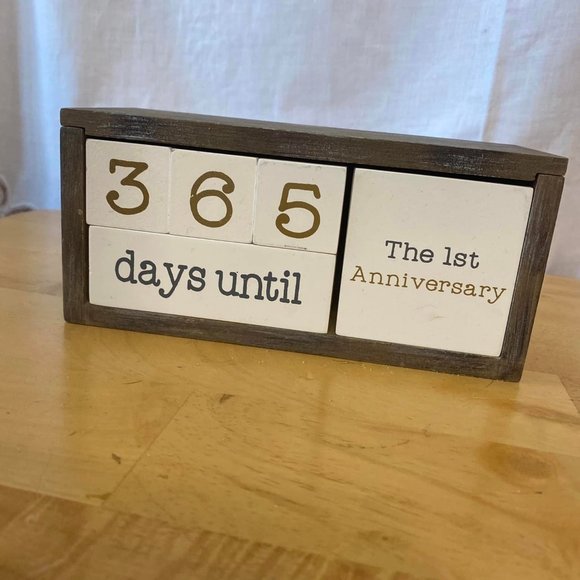 Collins | Other | Wooden Marriage Countdown Blocks By Collins | Poshmark